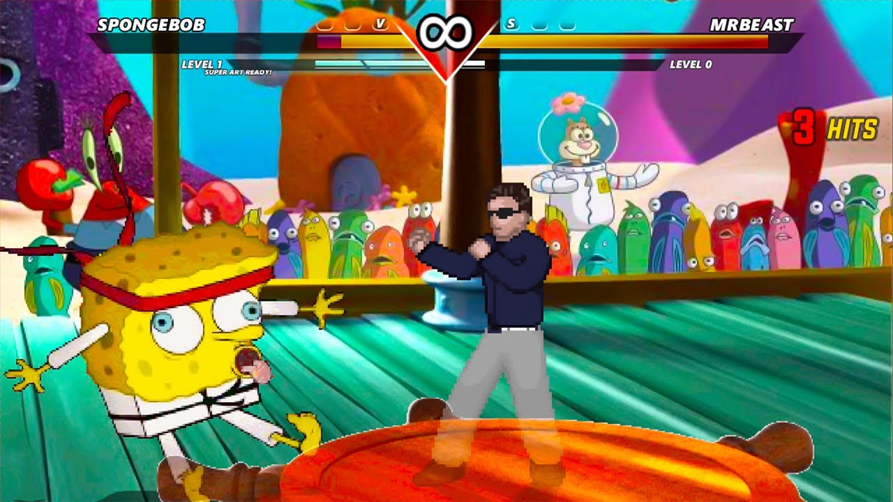 Spongebob Squarepants vs Mr Beast - YouTube