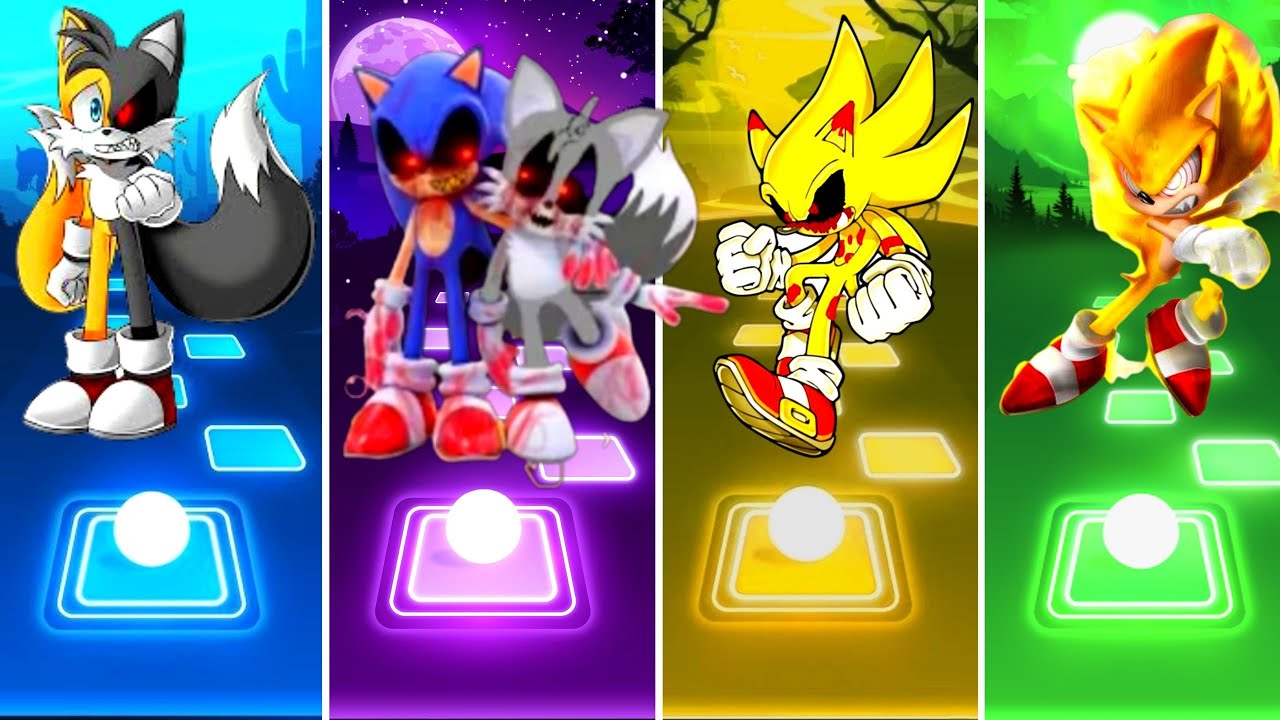 Tails Exe Vs Sonic Tails Exe Vs Super Sonic Exe Vs Fleetway Super Sonic ...