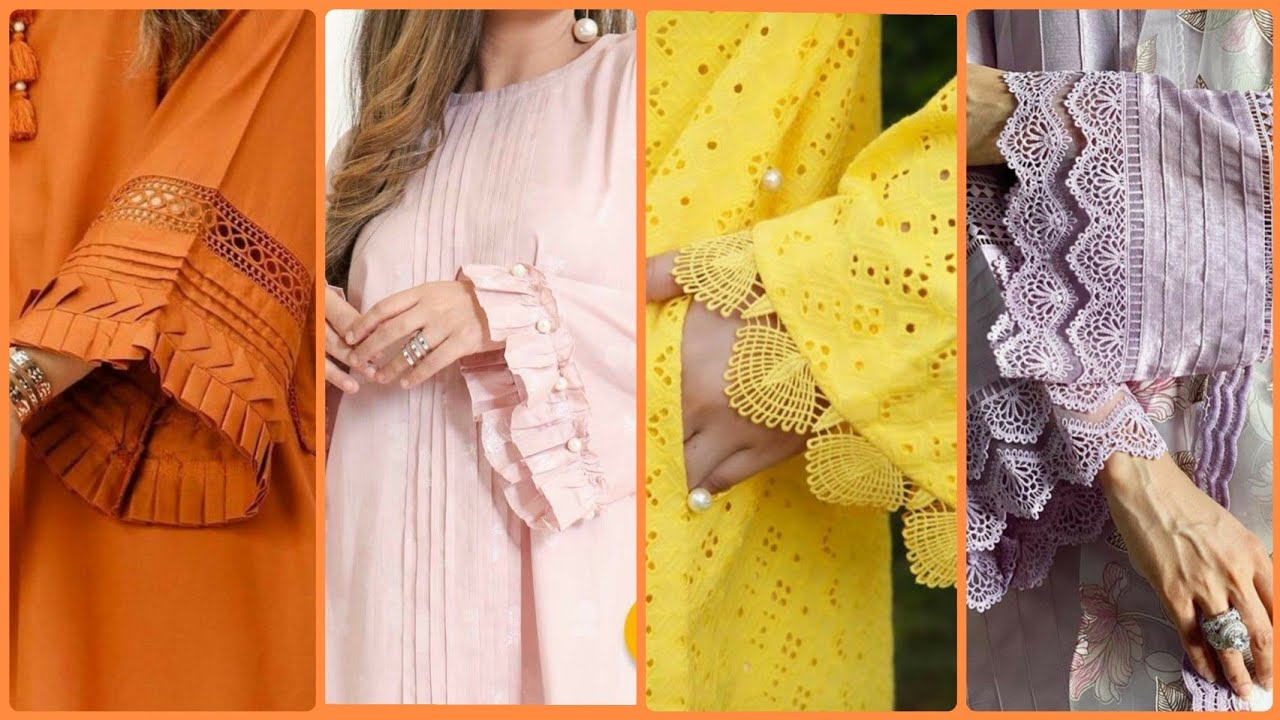 sleeves bell shap bazo design 2021/ bazo design / bell shape bazo ...