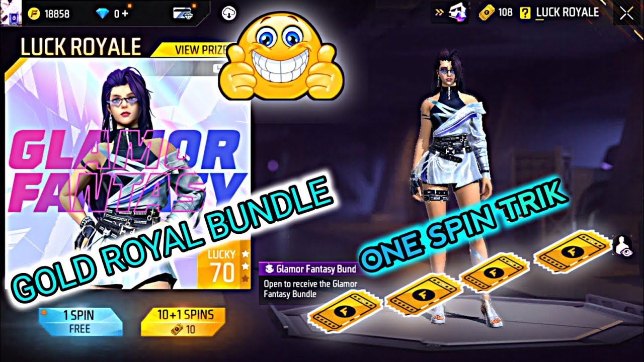 New gold royal bundle || one spin trik only | How claim new bundle ...