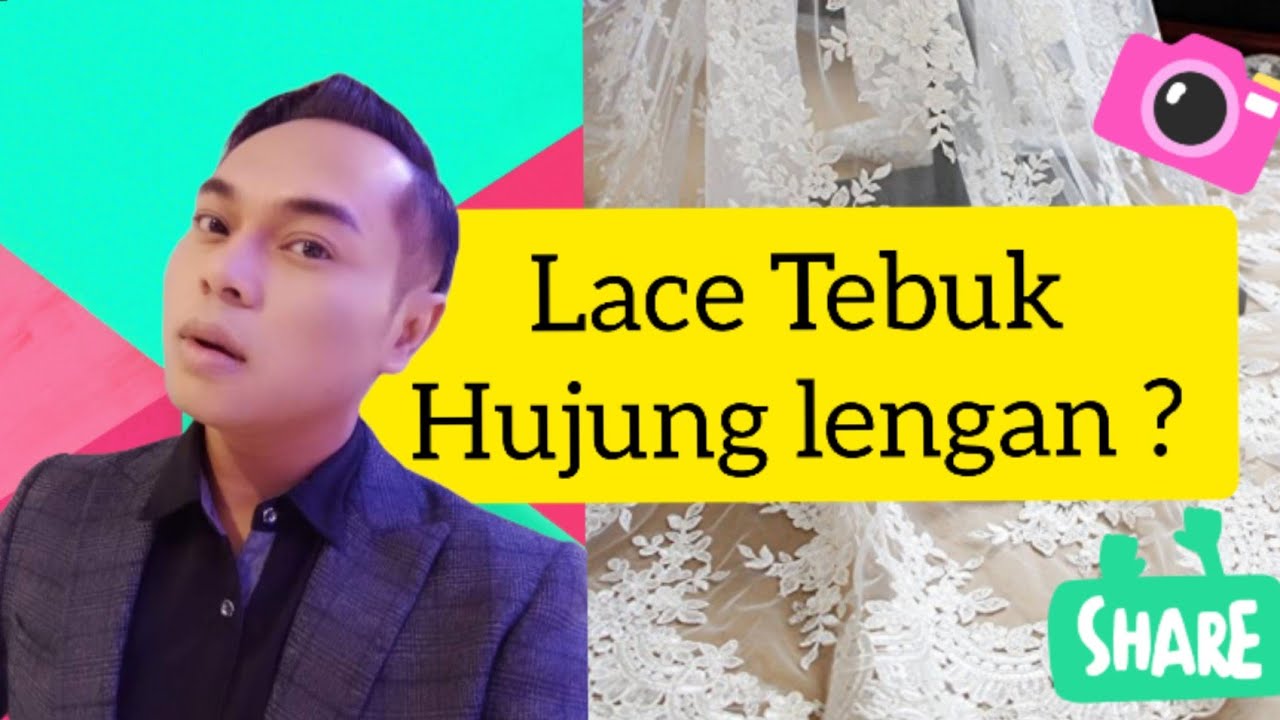 Cara buat lace tebuk hujung lengan baju ? - YouTube