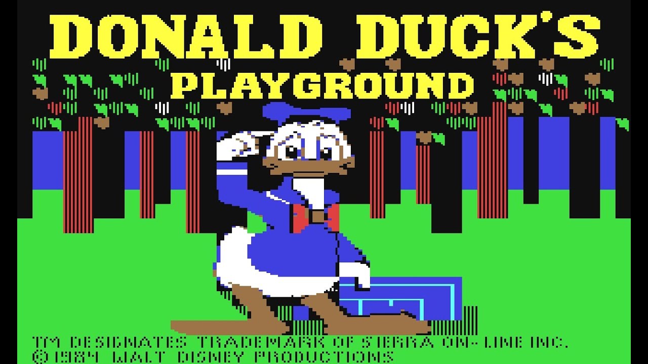 Donald Duck's Playground (1984) - Let's C64 {GERMAN} - YouTube