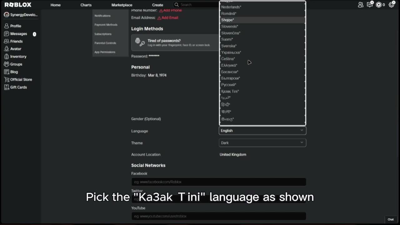 How to change Language. - YouTube