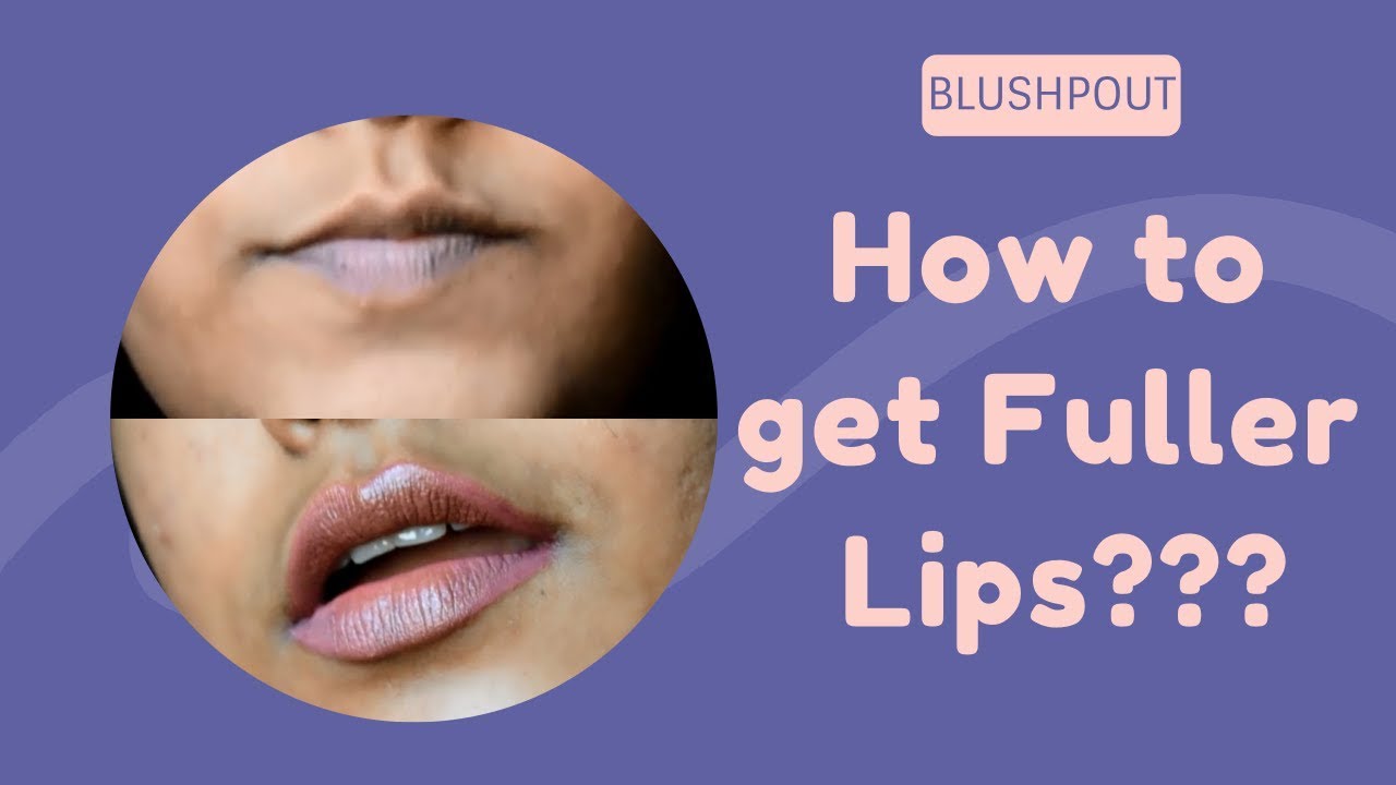 Fuller lips Tutorial | DIY Fuller lip without lip fillers - YouTube