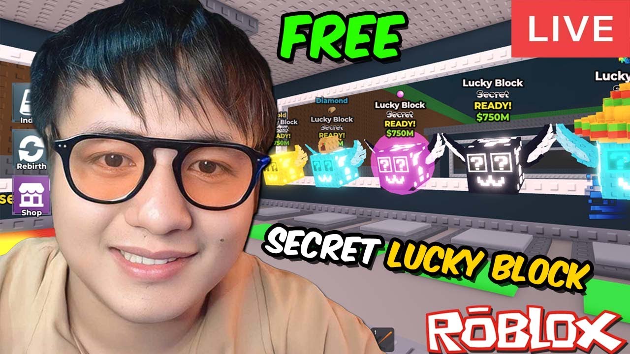 Steal a Brainrot - FREE SECRET LUCKY BLOCK (LIVE) - YouTube