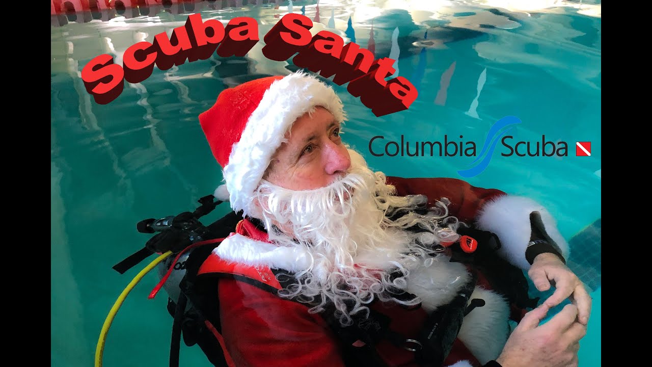 SANTA DELIVERS UNDERWATER! (Columbia Scuba Santa 2019) - YouTube
