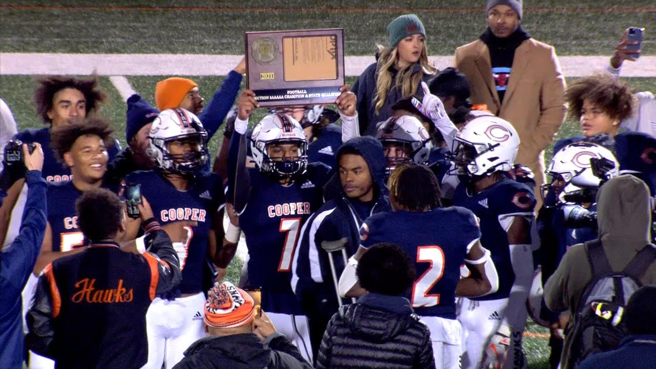 Cooper Football Holds off Armstrong to Advance to State Playoffs - YouTube