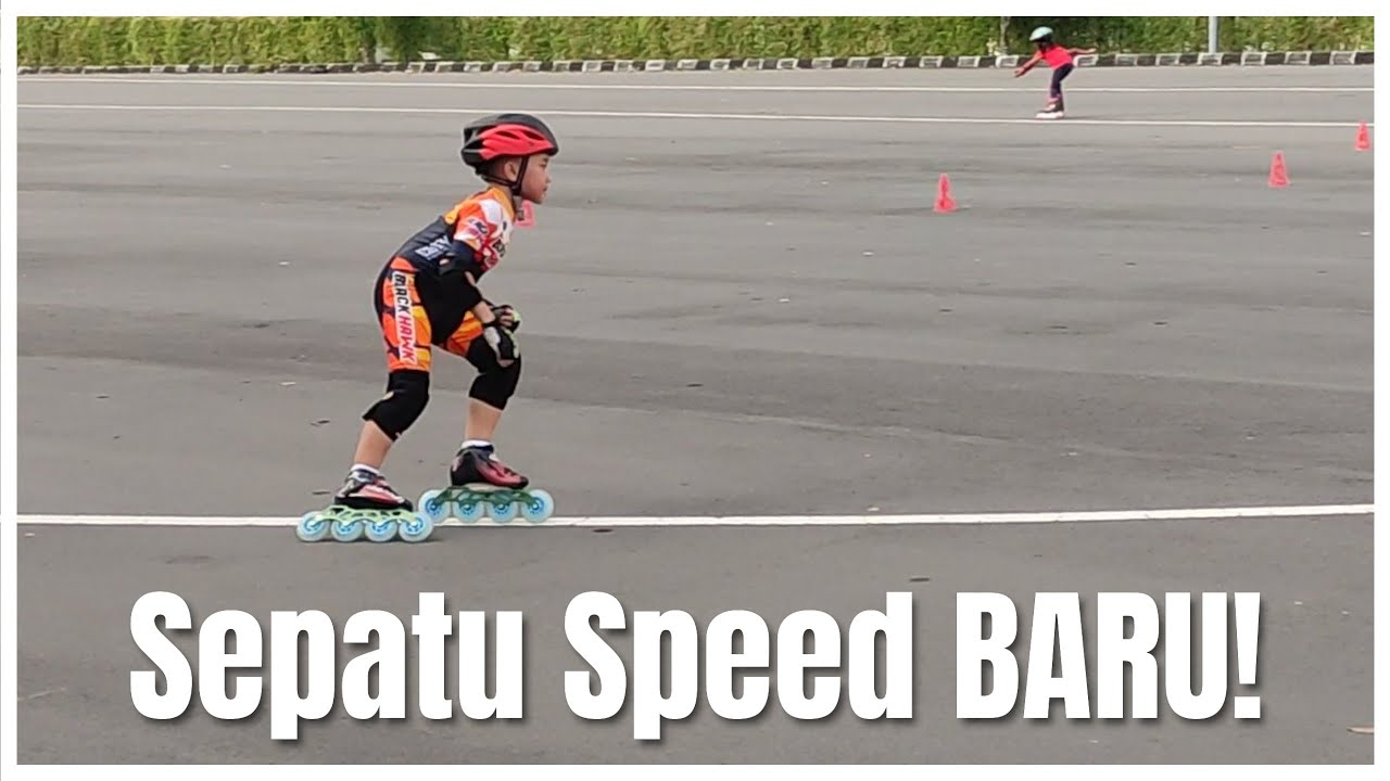 Habibi Mencoba Sepatu Roda Speed Barunya | Inline Skate Speed | Sepatu ...
