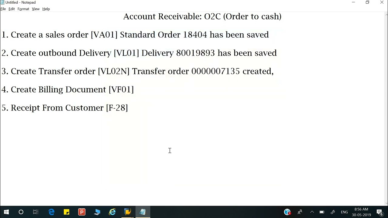O2C In SAP Part 2 YouTube O2C In SAP Part 2 YouTube