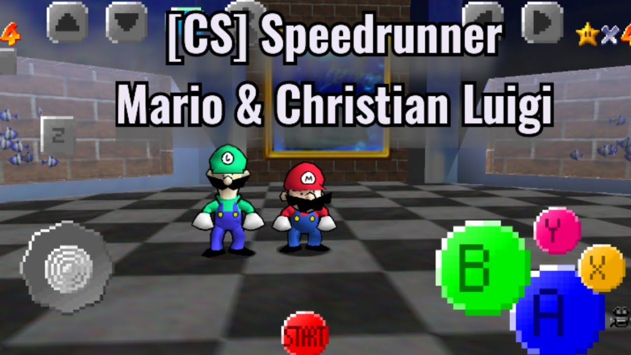 ⭐ Super Mario 64 - [CS] Speedrunner Mario & Christian Luigi - YouTube