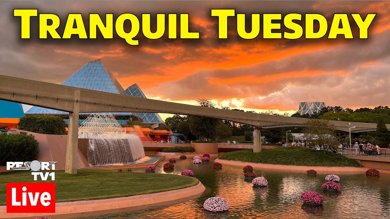 🔴Live: Tranquil Tuesday at Epcot - Walt Disney World Live Stream - 7-18 ...