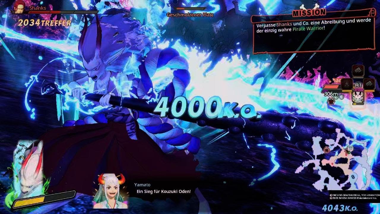 ONE PIECE: PIRATE WARRIORS 4 Yamato epic Form Full Gameplay - YouTube