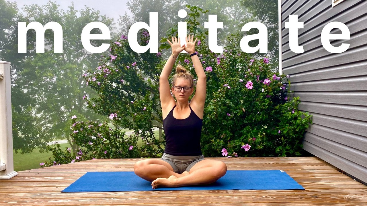 Meditative Yoga Stretch - 10 Minute Meditation and Movement For Calm ...