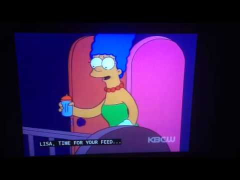 Simpsons Bart cuts Baby Lisa's hair - YouTube