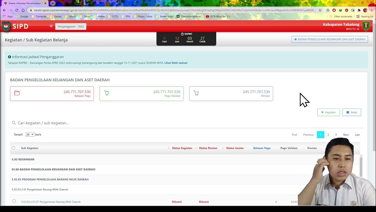 TUTORIAL SIPD - Penambahan Program, Kegiatan dan Sub Kegiatan SKPD - YouTube