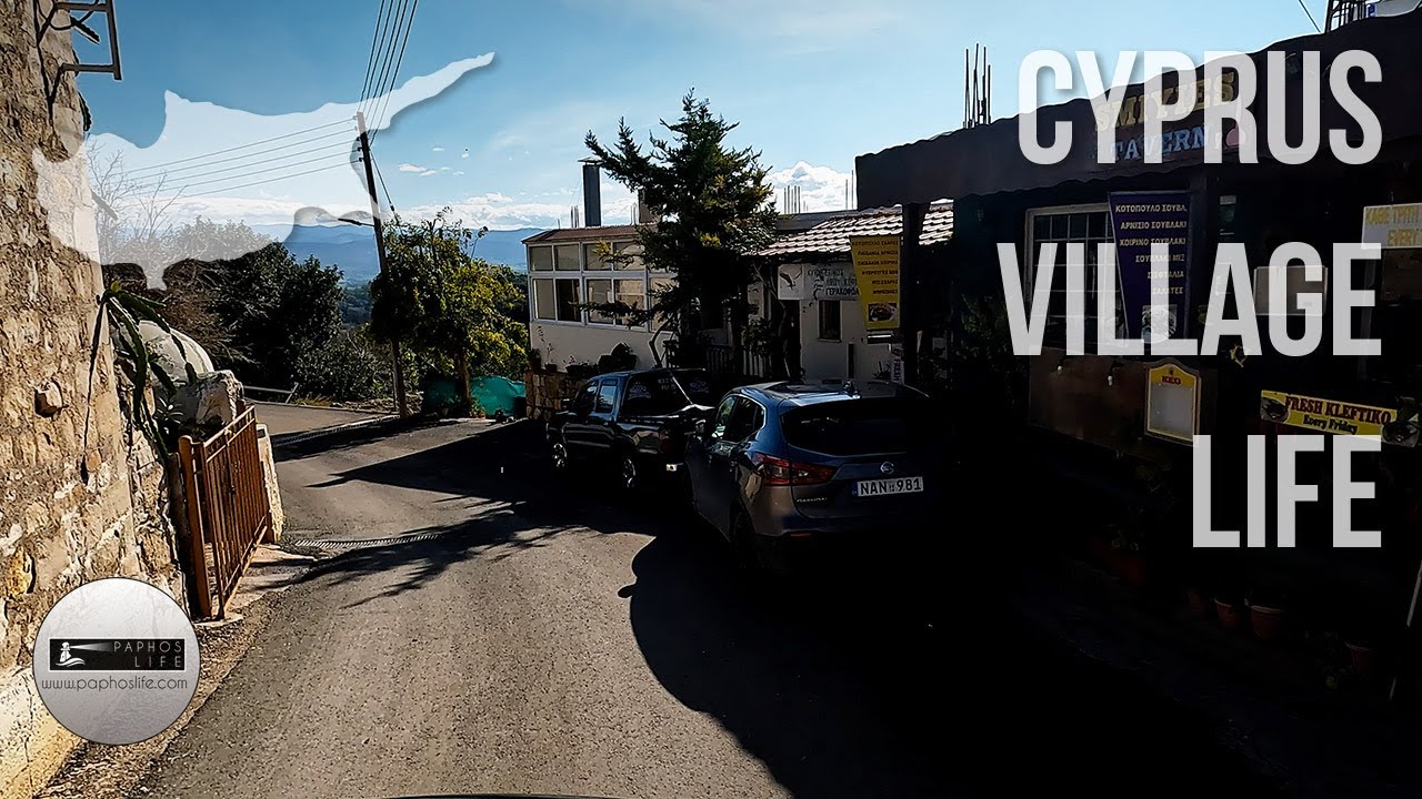 A Drive Around Neo Chorio - Cyprus, February 2024 - YouTube