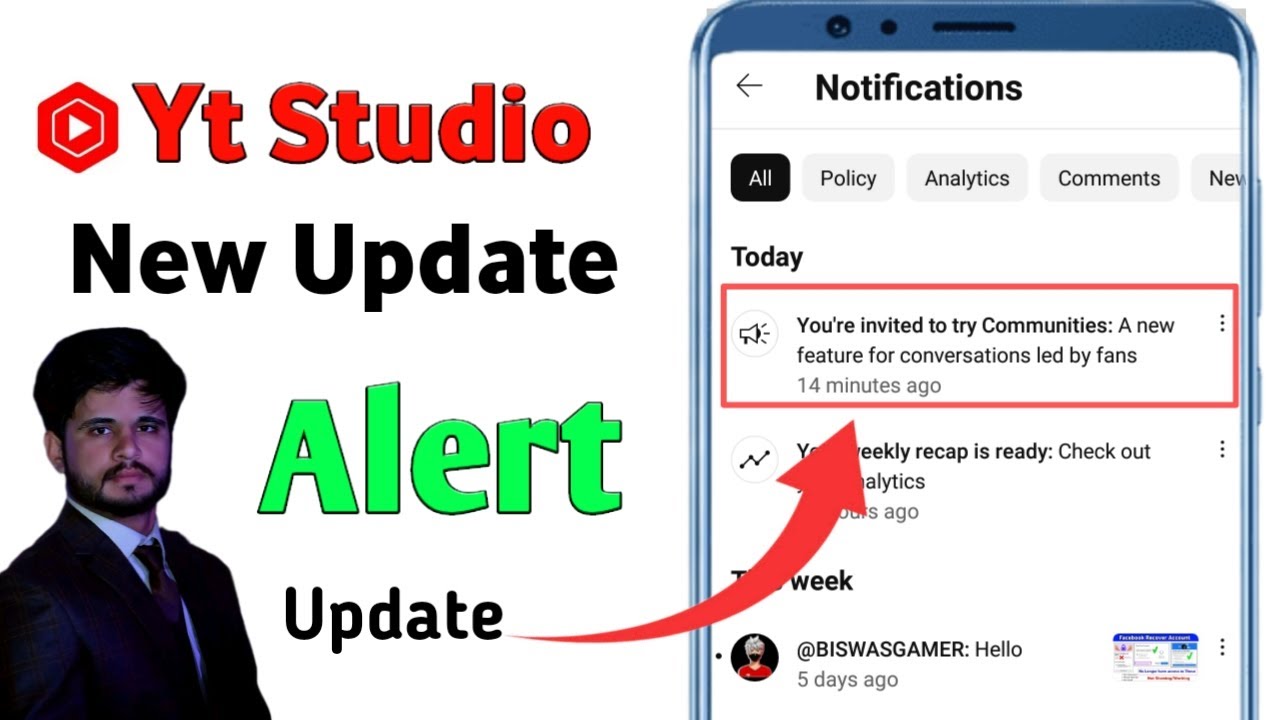 YT Studio You're Invited To Try Communities:A New Feature For ...