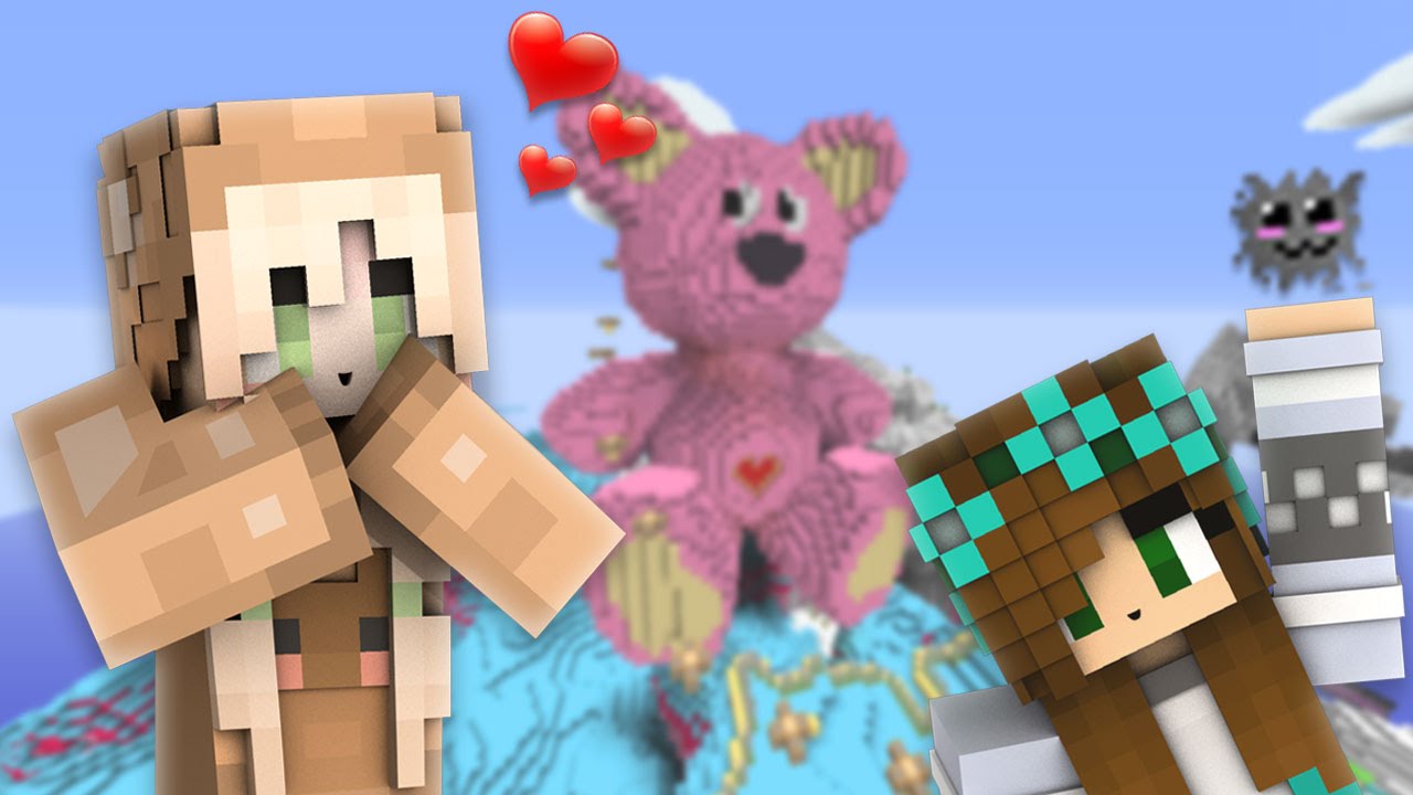 IT'S A GIANT PINK TEDDY BEAR! | Minecraft: Kawaii Run - YouTube