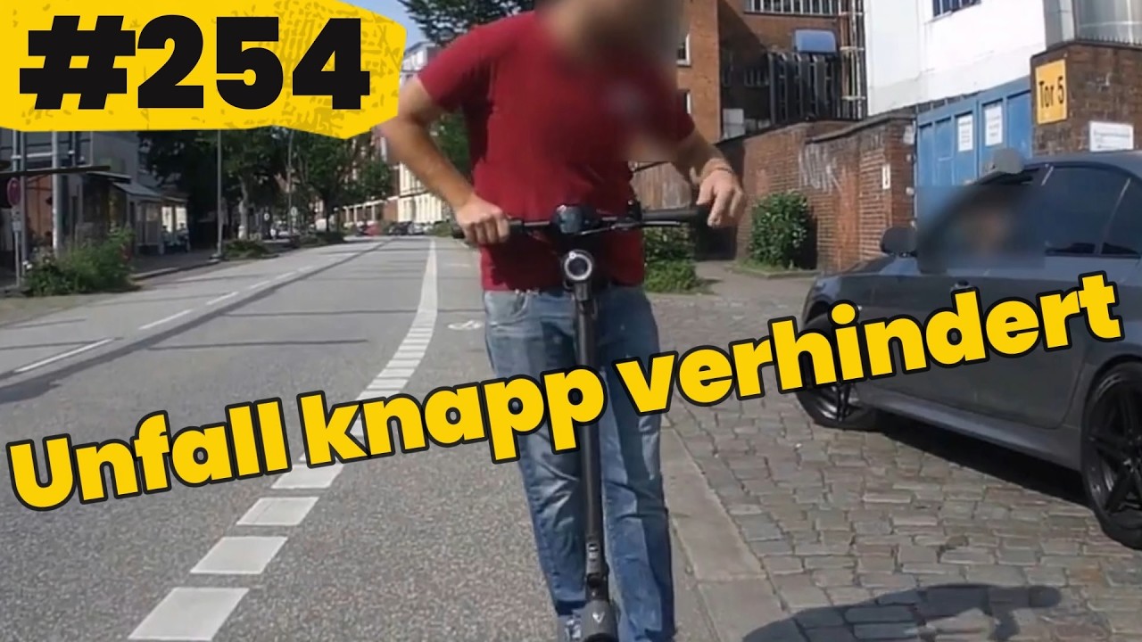 Todesgefahr Schutzstreifen, Beinaheunfall mit Geisterfahrer und ...