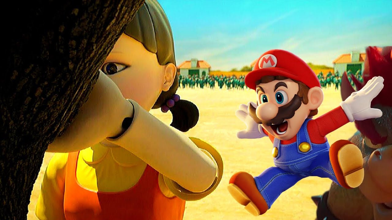 Super Mario Bros In Squid Game - YouTube