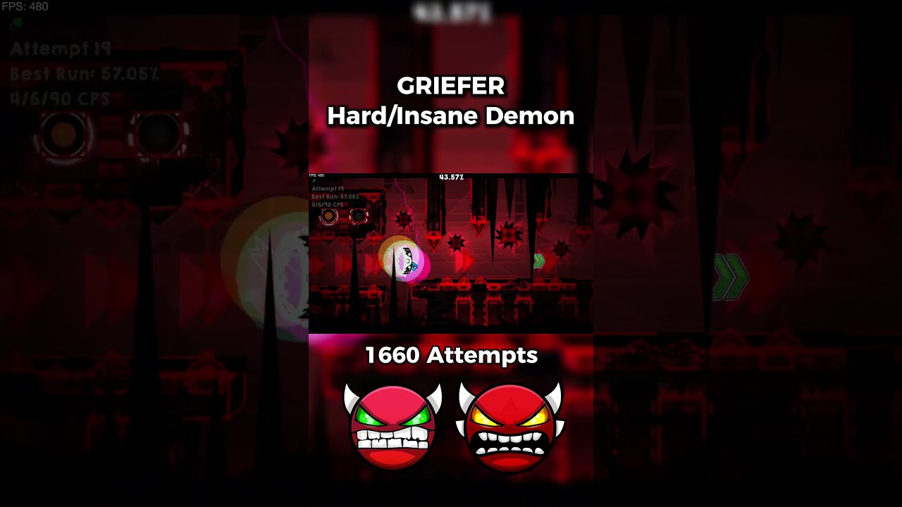 GRIEFER, a NERFED GRIEF? By vrdr - ID: 130811305 #gd #geometrydash # ...