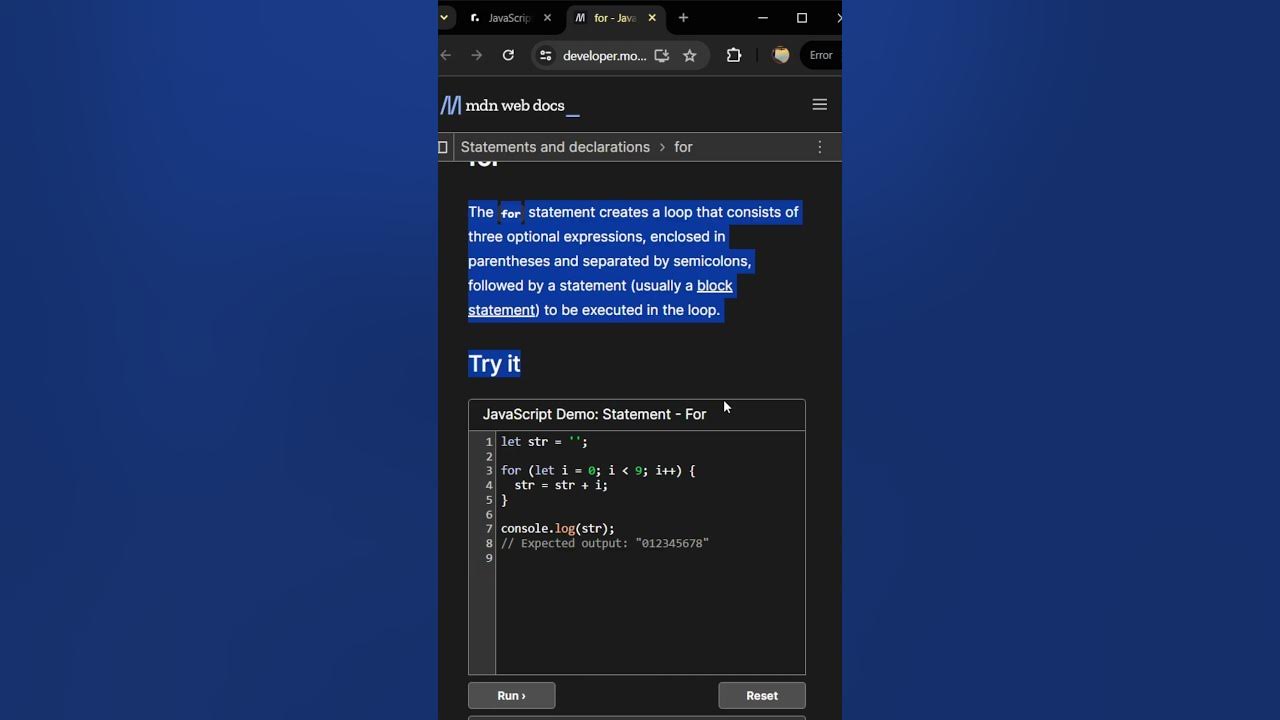 for loops in javascript? #coder #javascript #htmlcss #programming #programminglanguage # ...