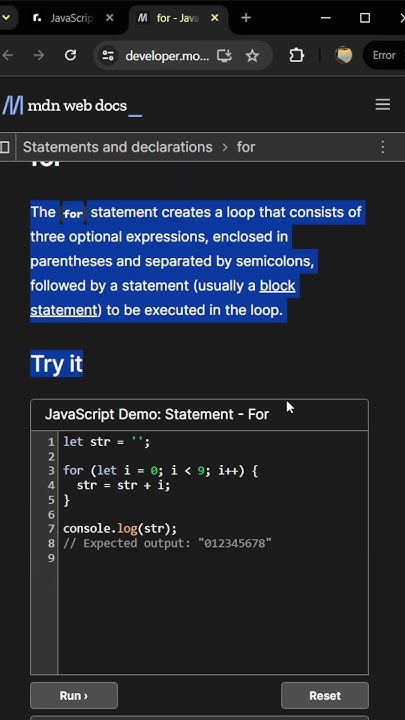 For Loops In Javascript Coder Javascript Htmlcss Programming Programminglanguage