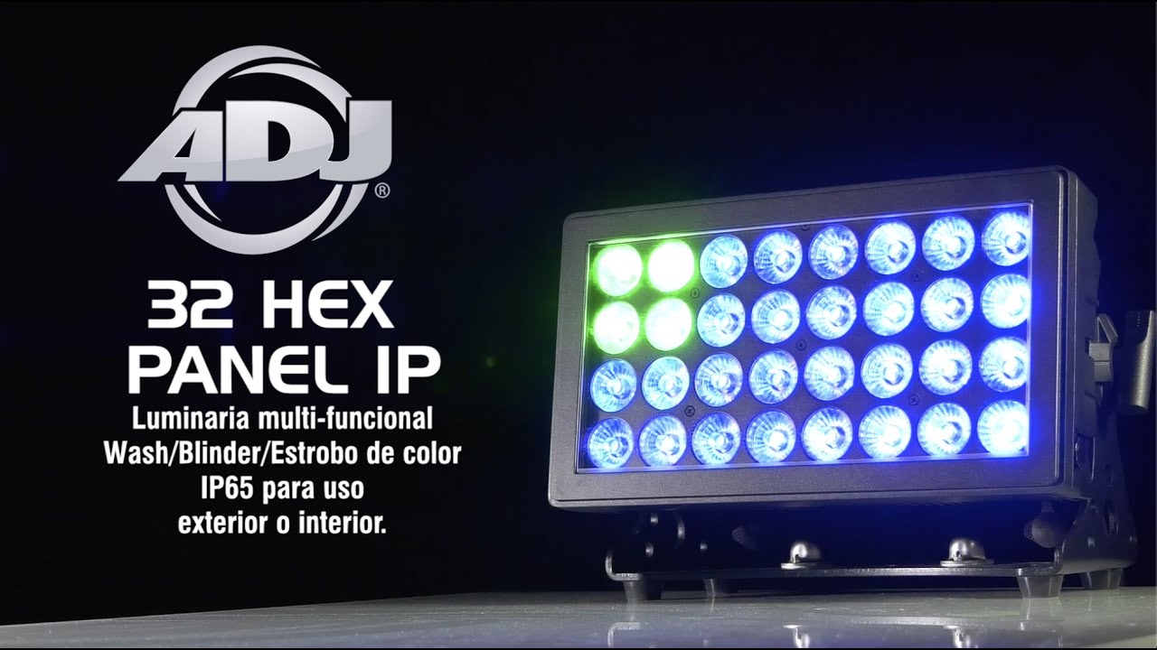 ADJ - 32 HEX Panel IP (En español) - YouTube