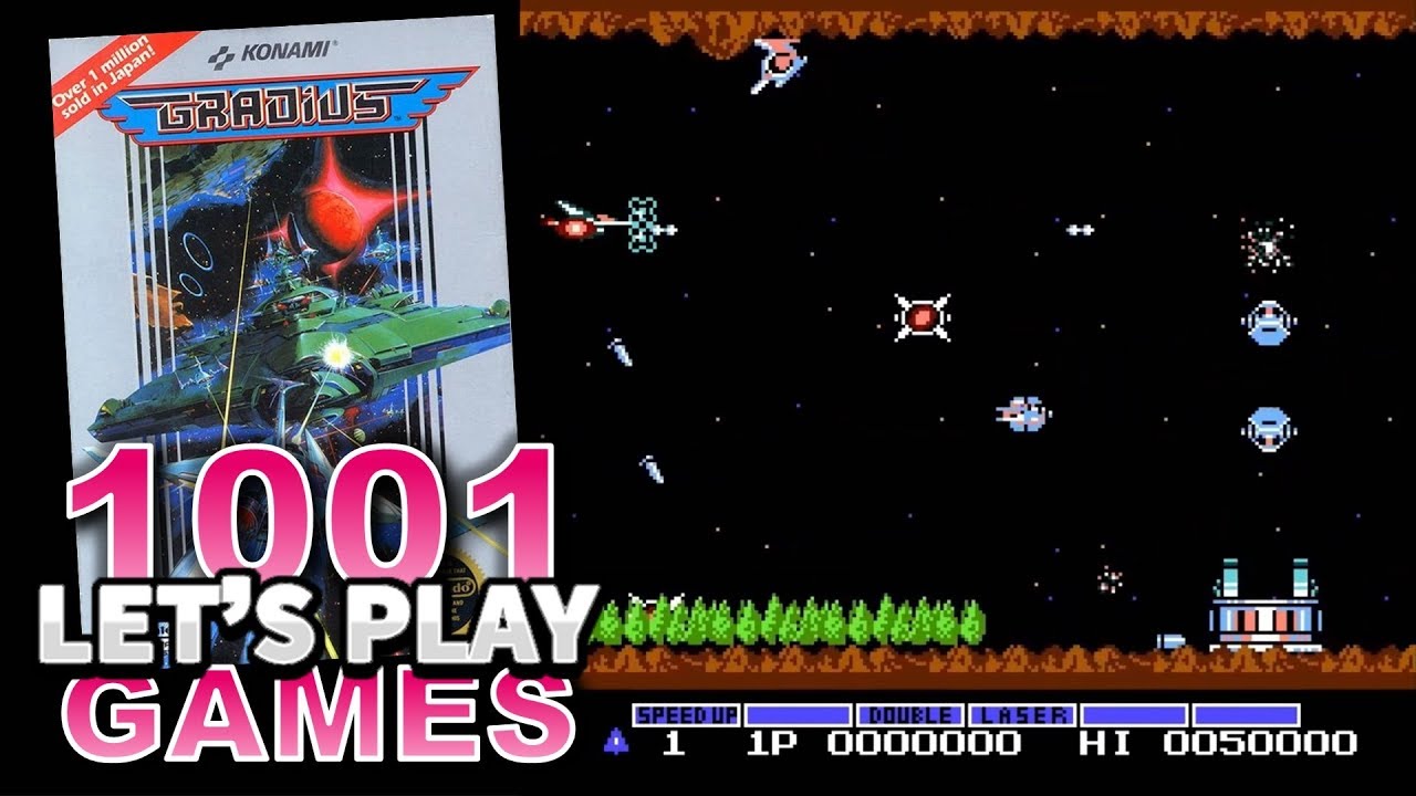 Gradius (NES & Arcade) - Let's Play 1001 Games - Episode 405 - YouTube