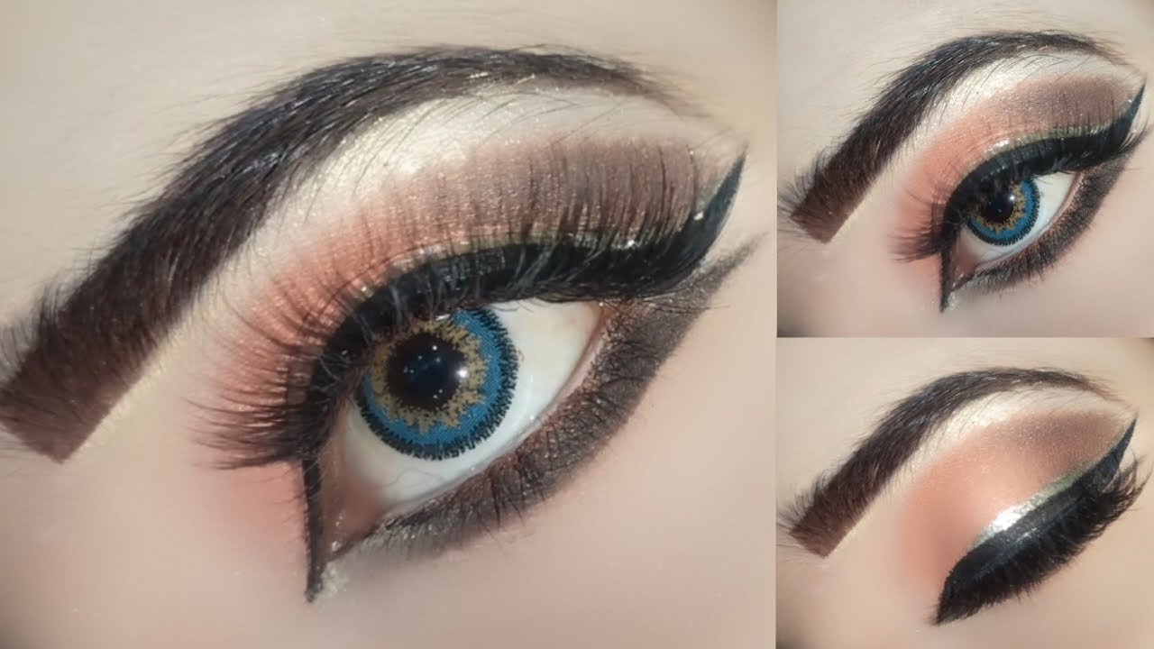 Arab inspired double wing eyeliner/smokey eyes makeup tutorial/fyp ...