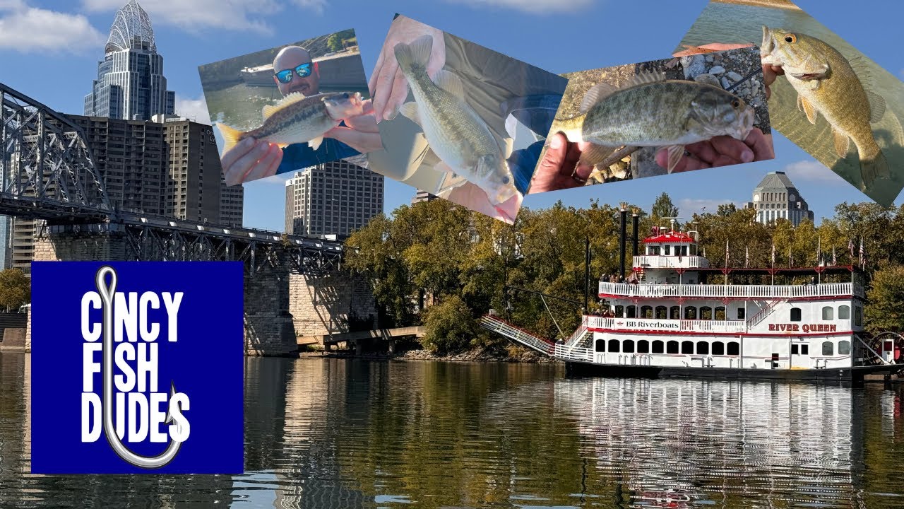 Fishing Cincinnati's Ohio River for Bass - YouTube