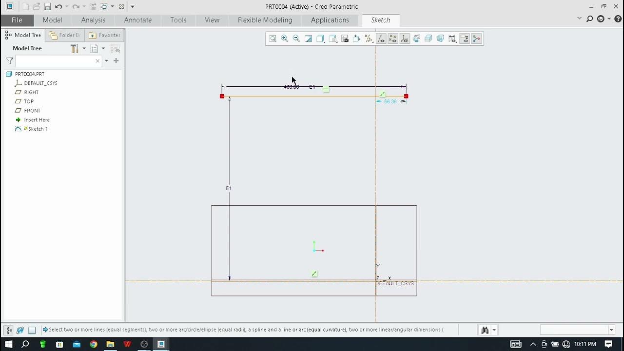 Video-48 How to use constraint in Creo parametric Design skills @CAD-Masters - YouTube