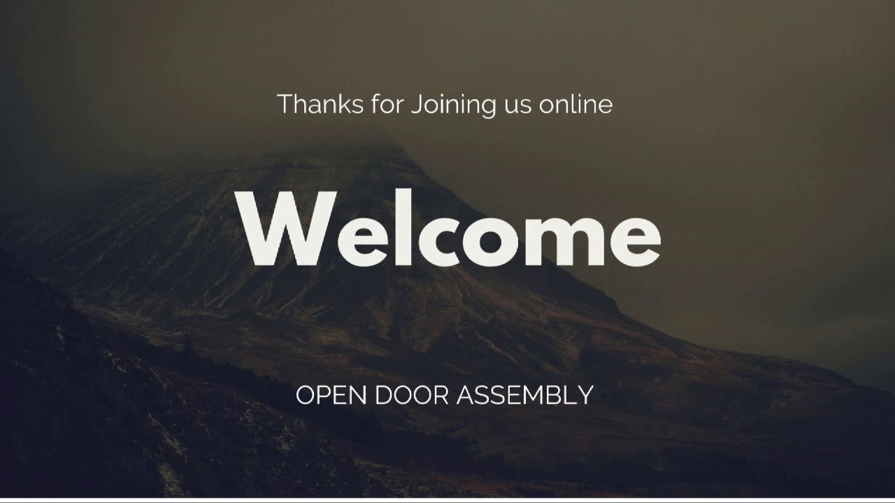 Open Door Assembly Online Church Service!!! - 05/24/2020 - YouTube