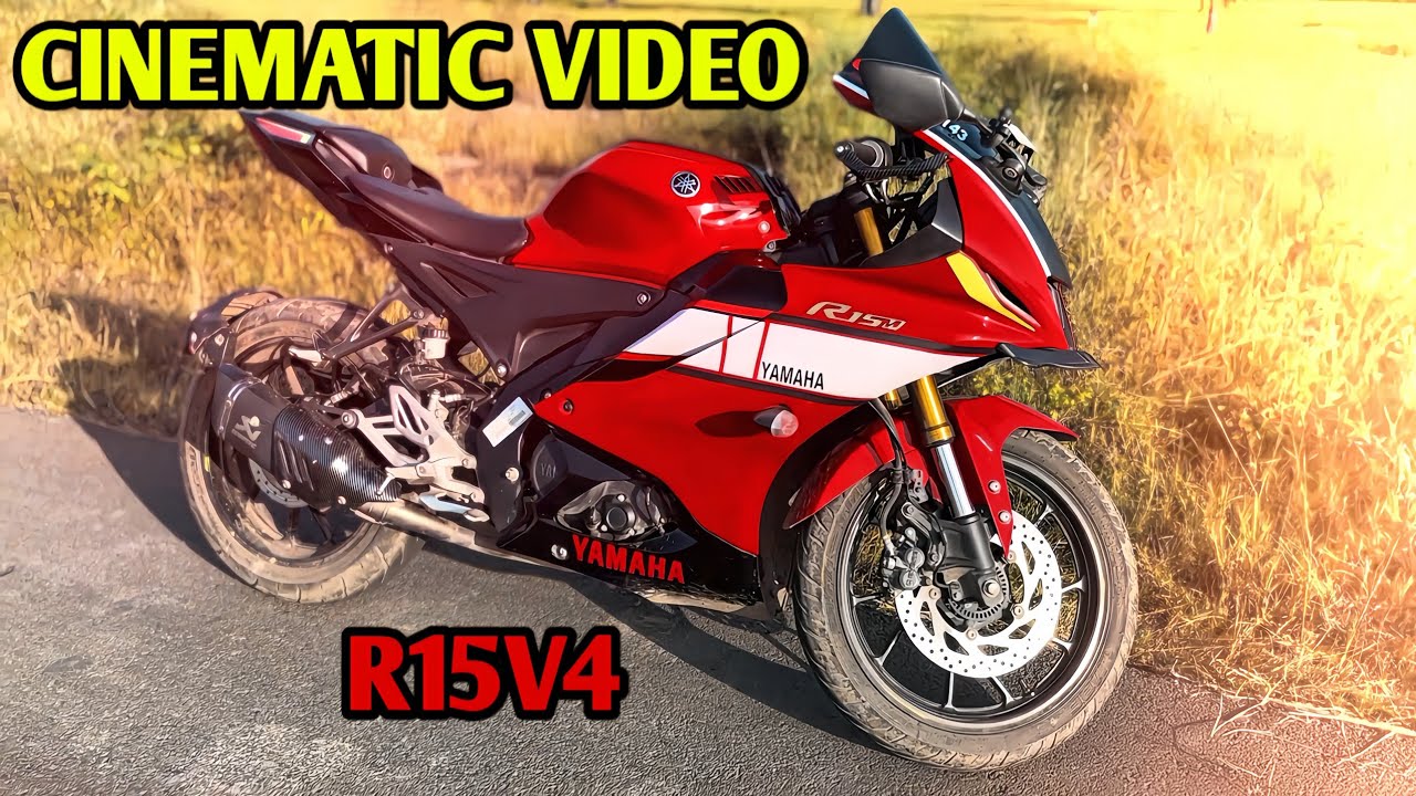 Cinematic video R15v4 bike status video cg rider 143 #viral # ...