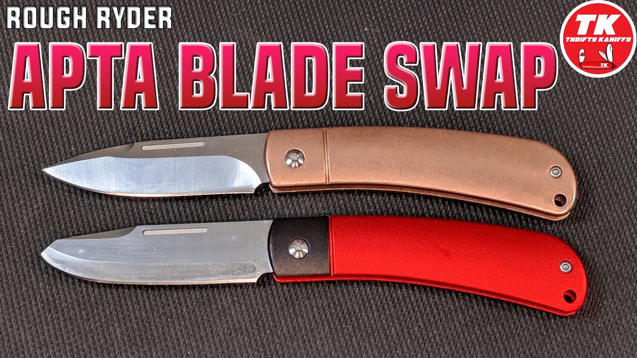 Rough Ryder APTA Blade Swap - Does it work? RR2282 RR2318 - YouTube