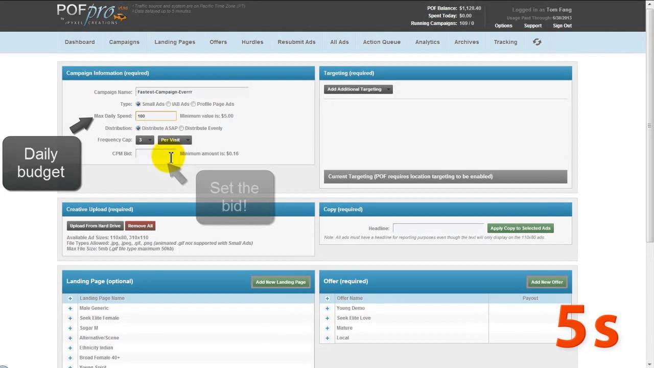 POFpro: Holistic Optimization & Tracking Platform for POF Ads - YouTube
