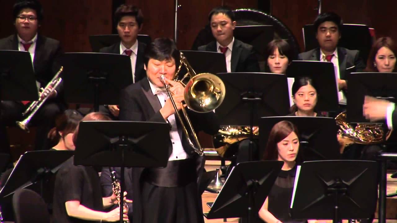 Bass Trombone Concertino in F Major / Korea Wind Philharmony - YouTube