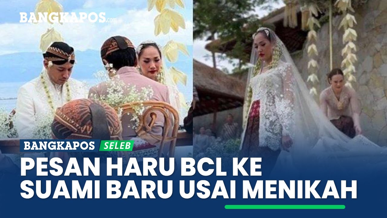 Pesan Haru BCL ke Suami Baru Usai Menikah: Cahayaku dalam Kegelapan ...