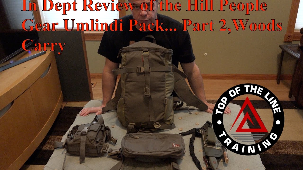 Hill People Gear Umlindi Pack In Depth Review Part 2 Woods Carry - YouTube