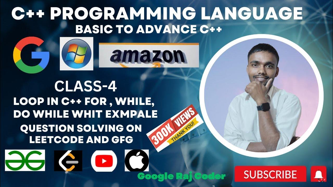 For, While and do-while loops in C++ | C++ Tutorials for Beginners 1.5M ...