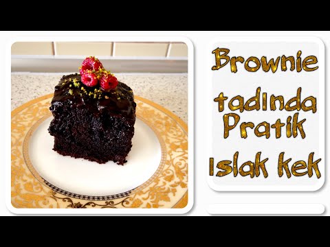 Brownie tadında Pratik ıslak kek🍫🥧