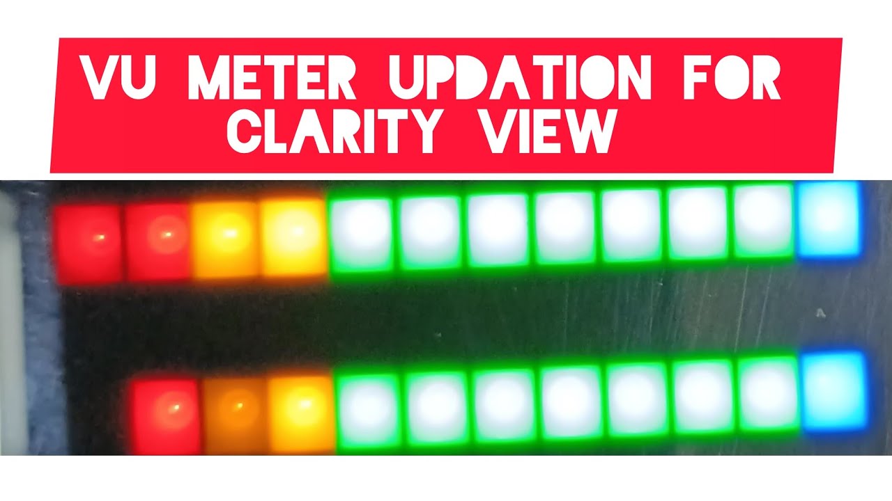 3 February 2025#VU Meter updation for clarity view#9361007745 - YouTube