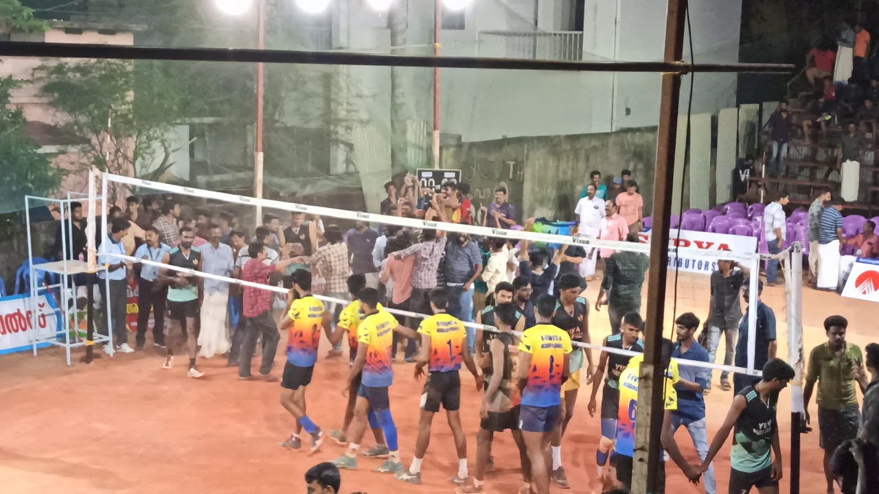 Youths volly tournament 2019 yuva pooyappally - YouTube