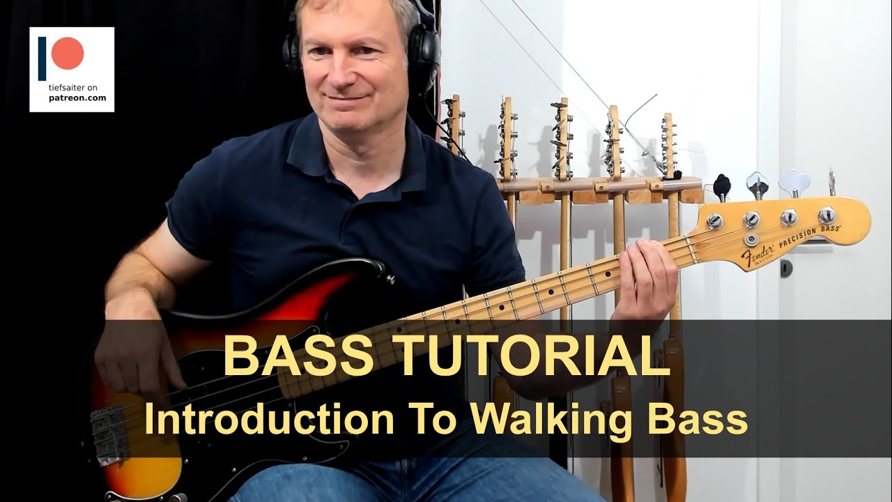 Introduction To Walking Bass | Bass Tutorial - YouTube