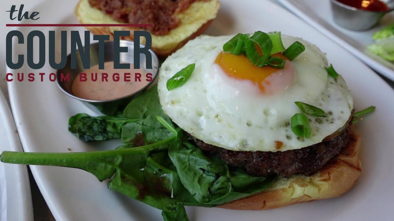 The Counter Custom Burgers (First Time Trying) #food #restaurant # ...