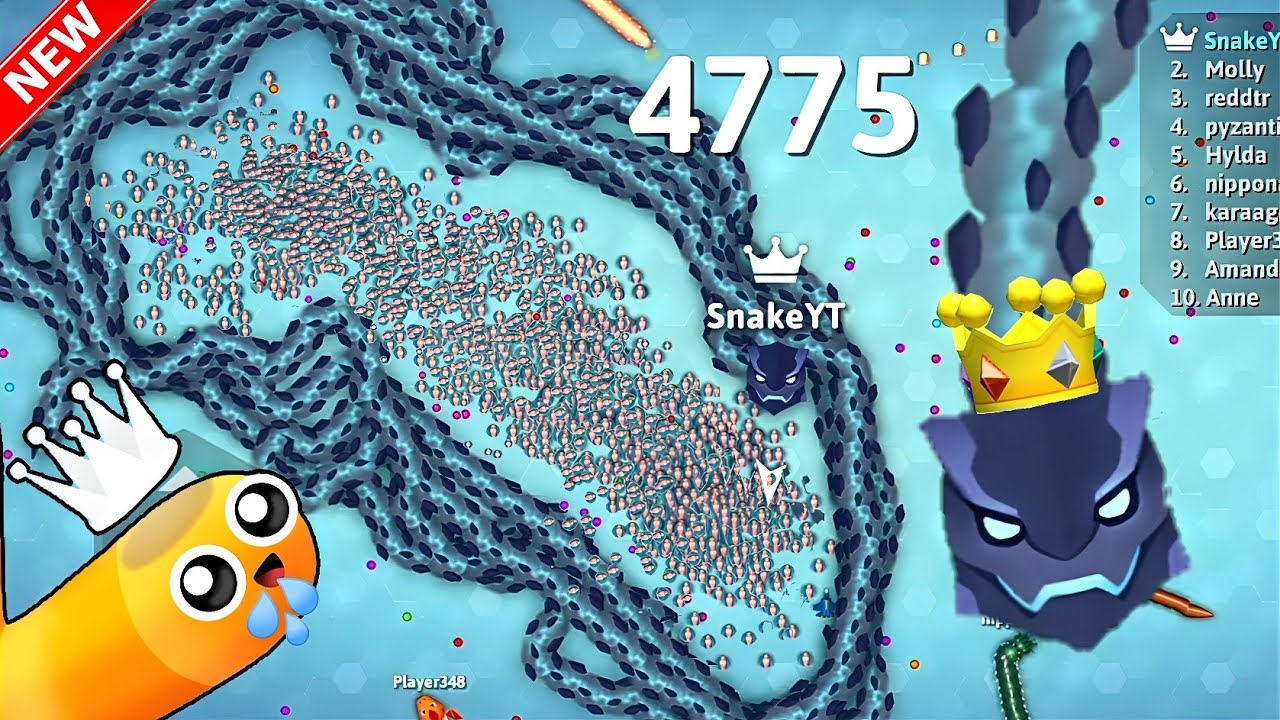 Epic Snakeio Gameplay? Most Delicious And Satisfied Snake In Snake.Io ...
