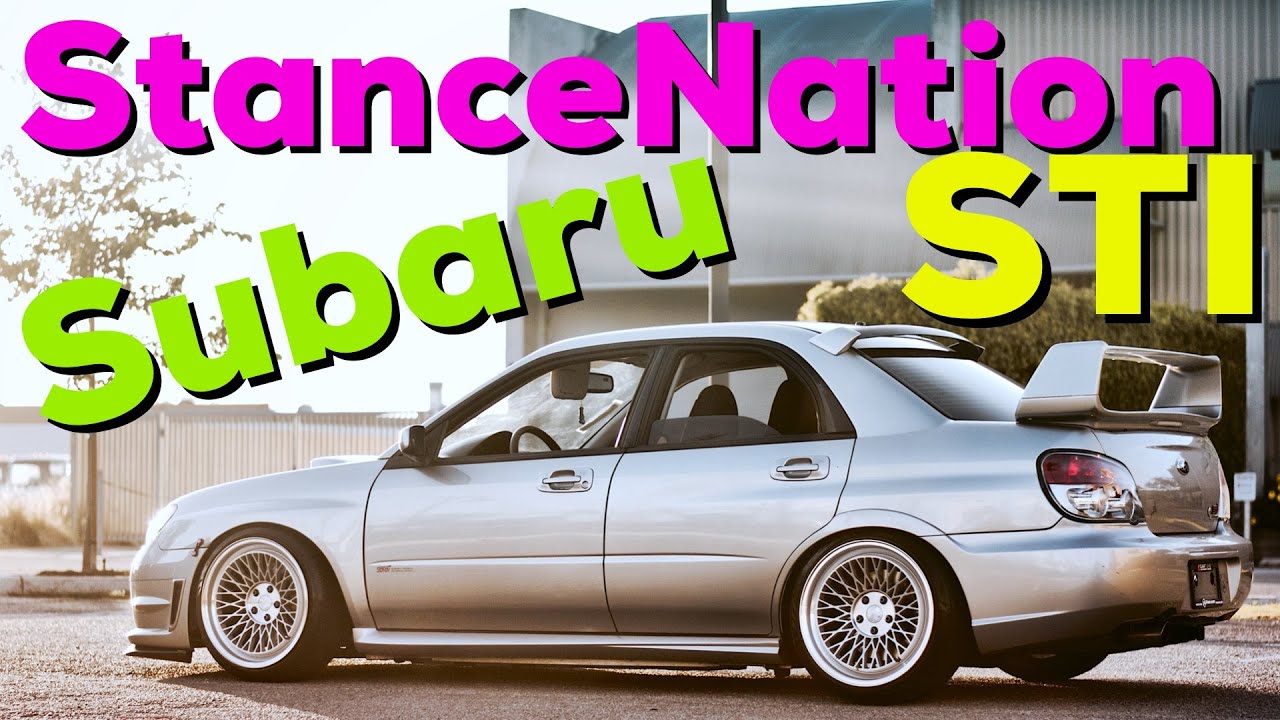 StanceNation: Sexy Lowered Subaru STI - YouTube