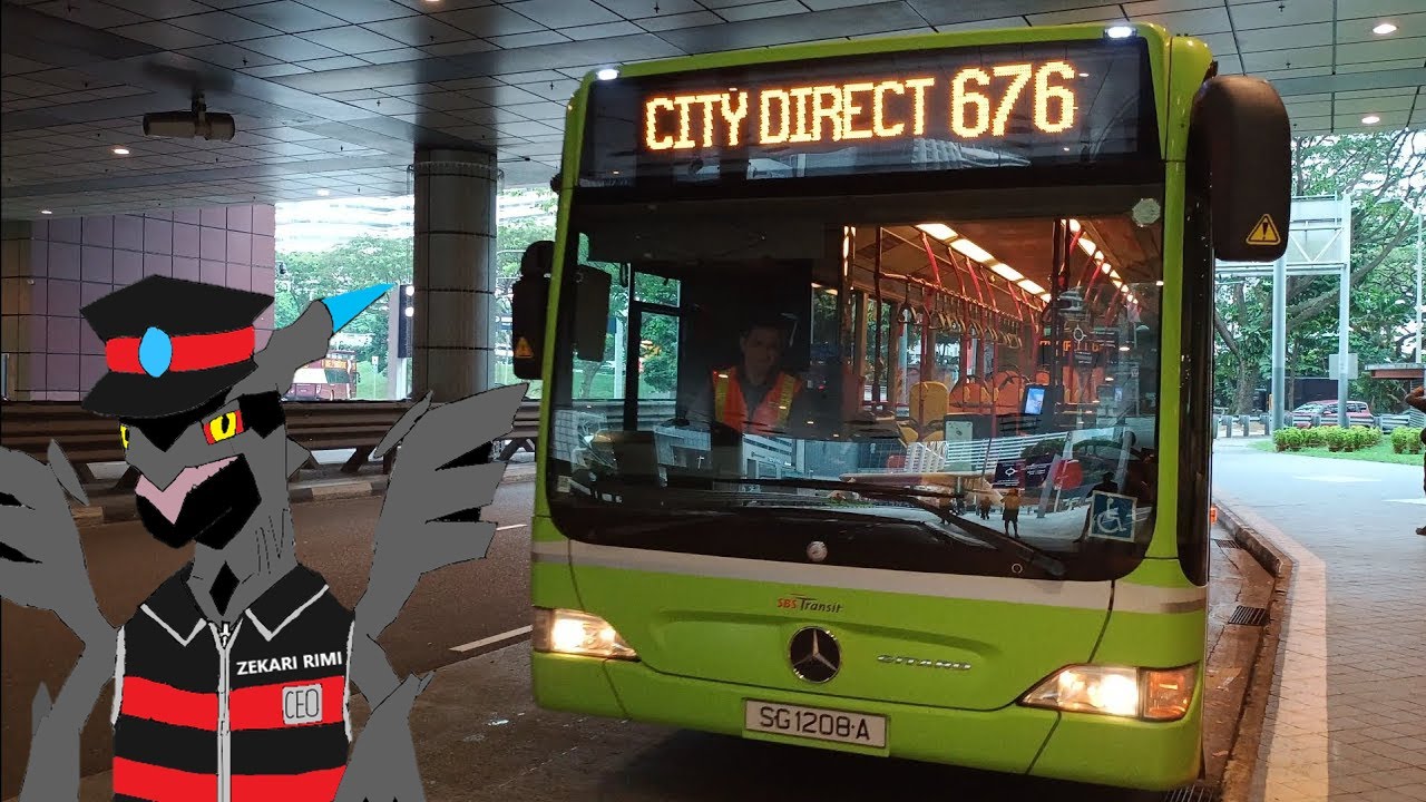 [4K 全区間前面展望] 通勤特急バス 676 Upper Serangoon Viaduct 陸橋経由 都市 - 后港5・7丁目 - Upp ...