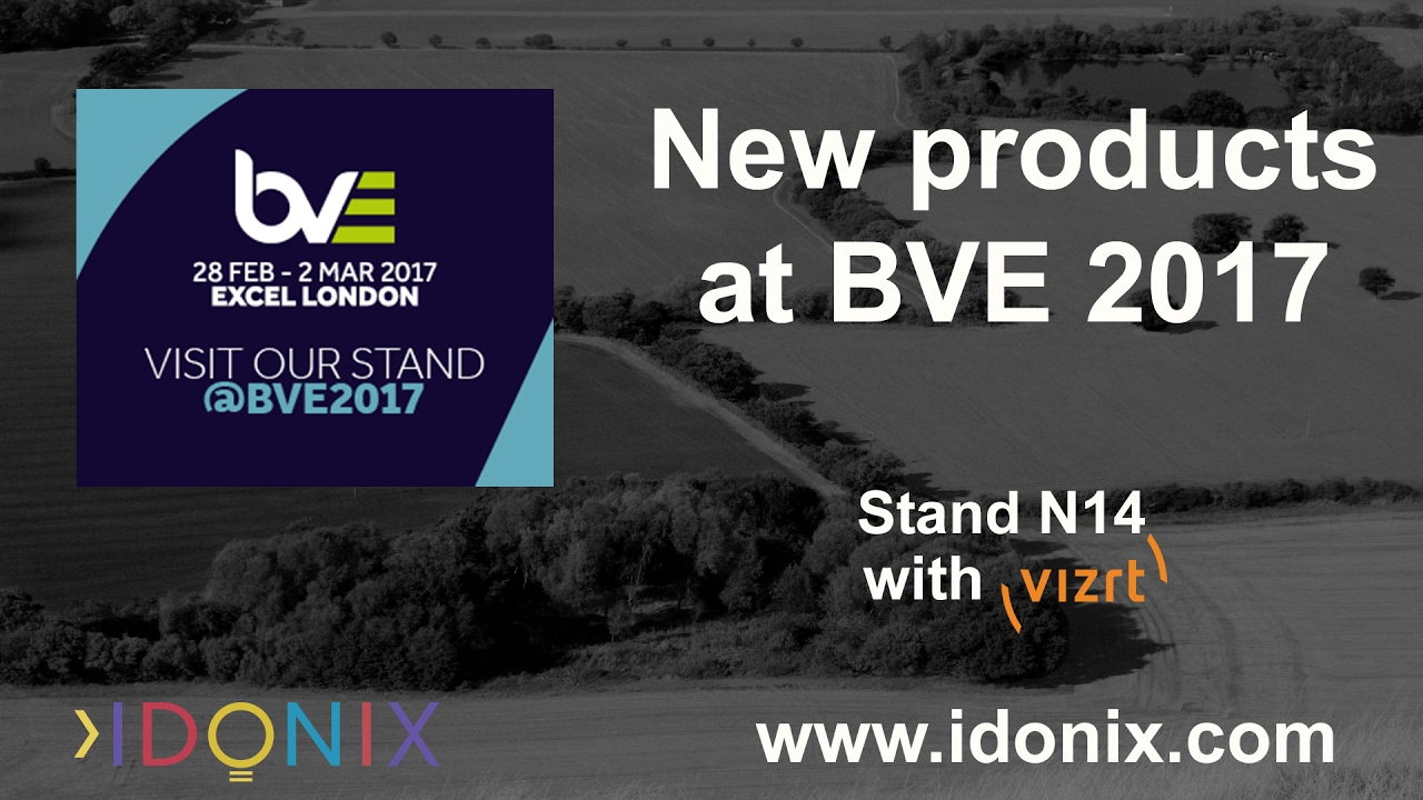 Idonix at BVE 2017 - New Products & Features - YouTube