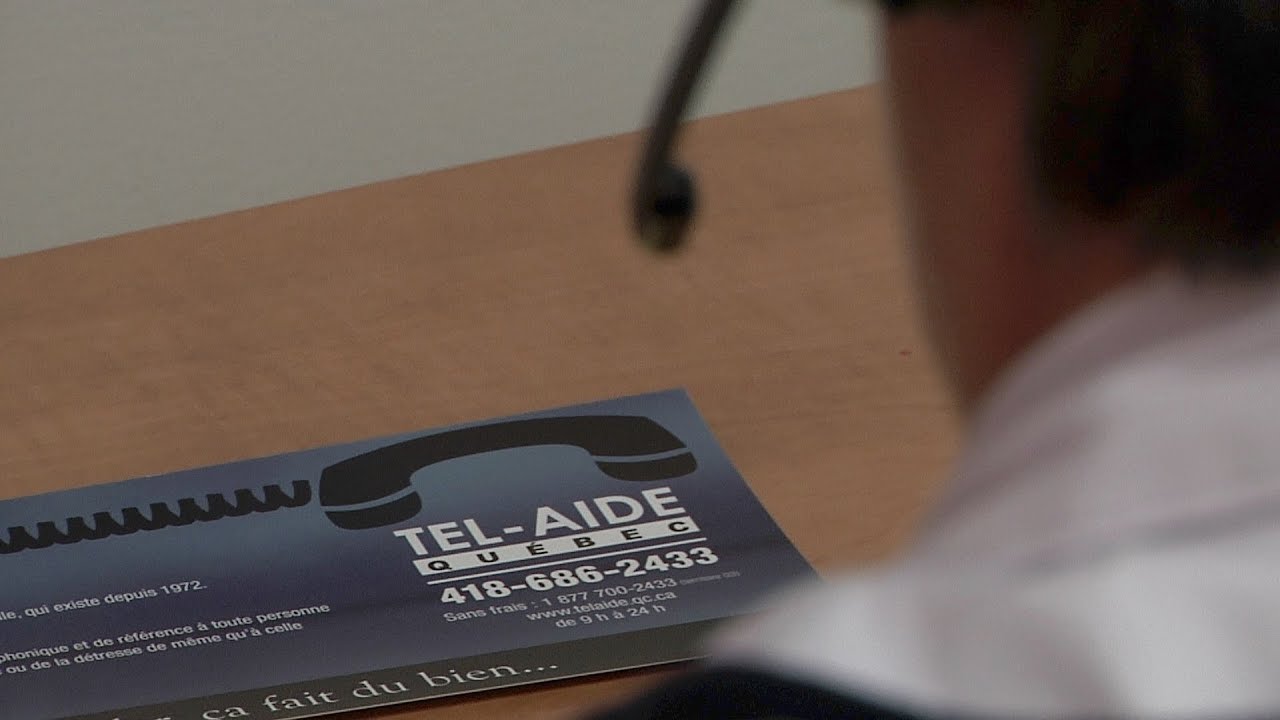 Tel-Aide Québec choisit Mario Saint-Amand comme porte parole - YouTube